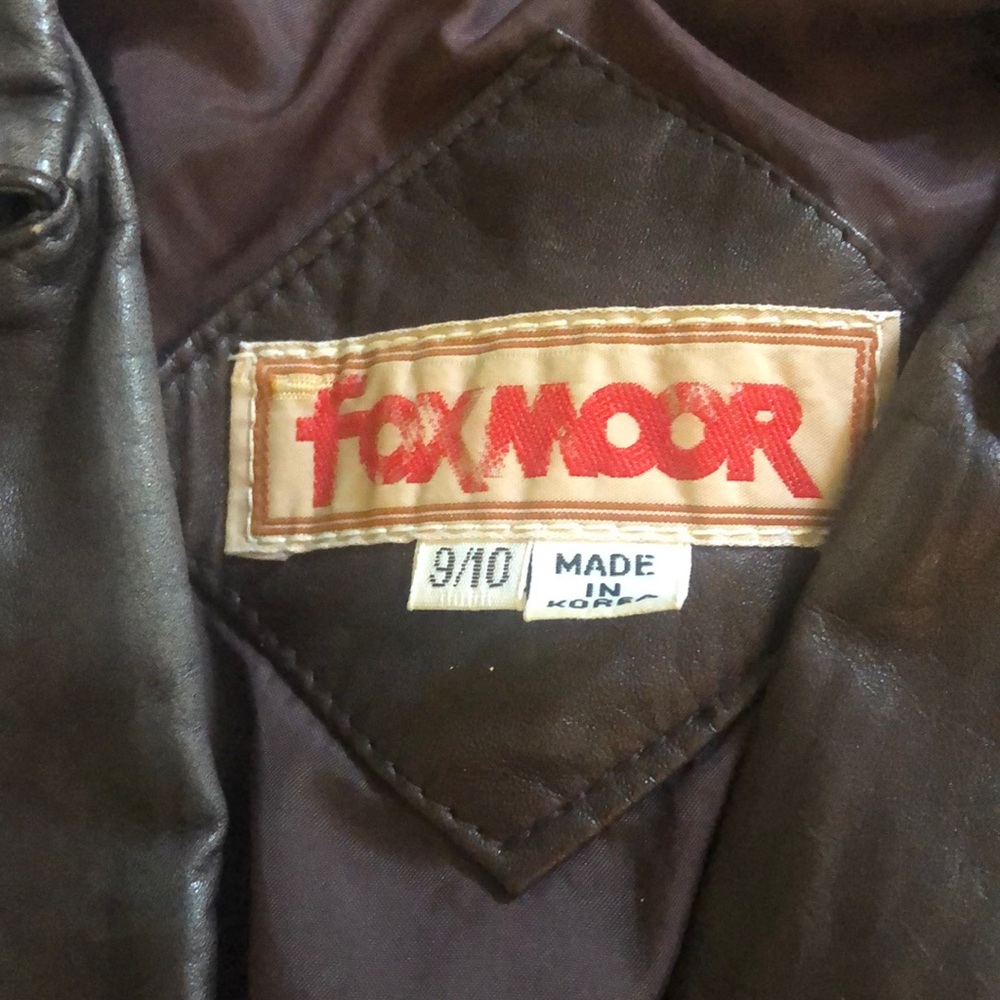 Foxmoor Vintage Brown Leather Jacket - Gem